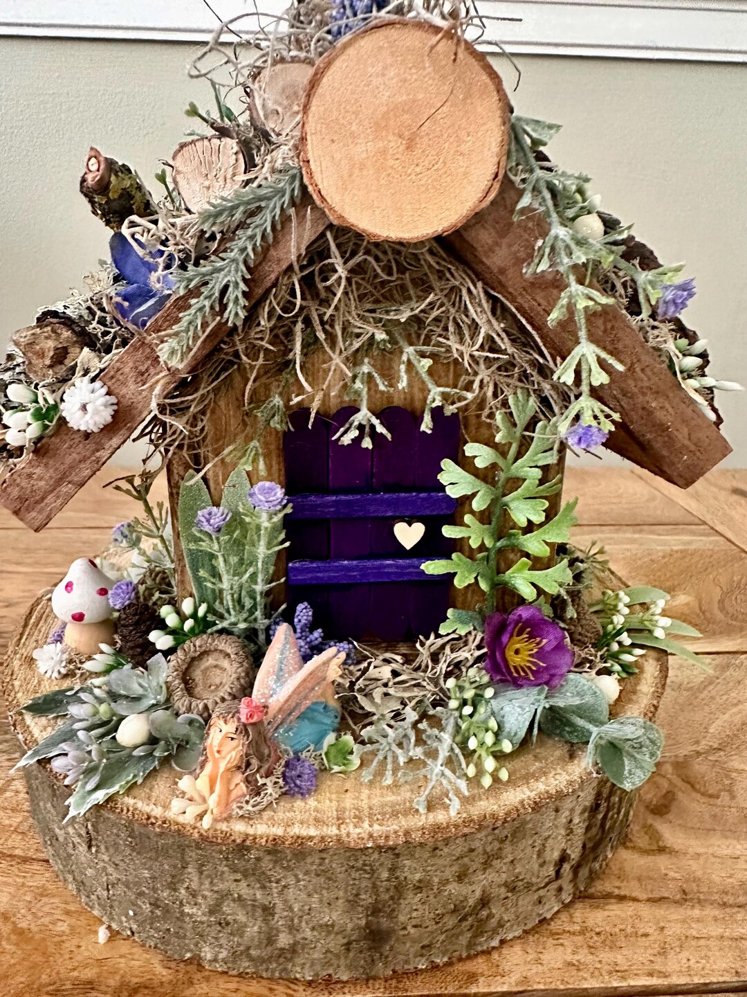 Personalised Fairy House, Handmade Fairy Cottage, Fairy Garden, Fairies ...