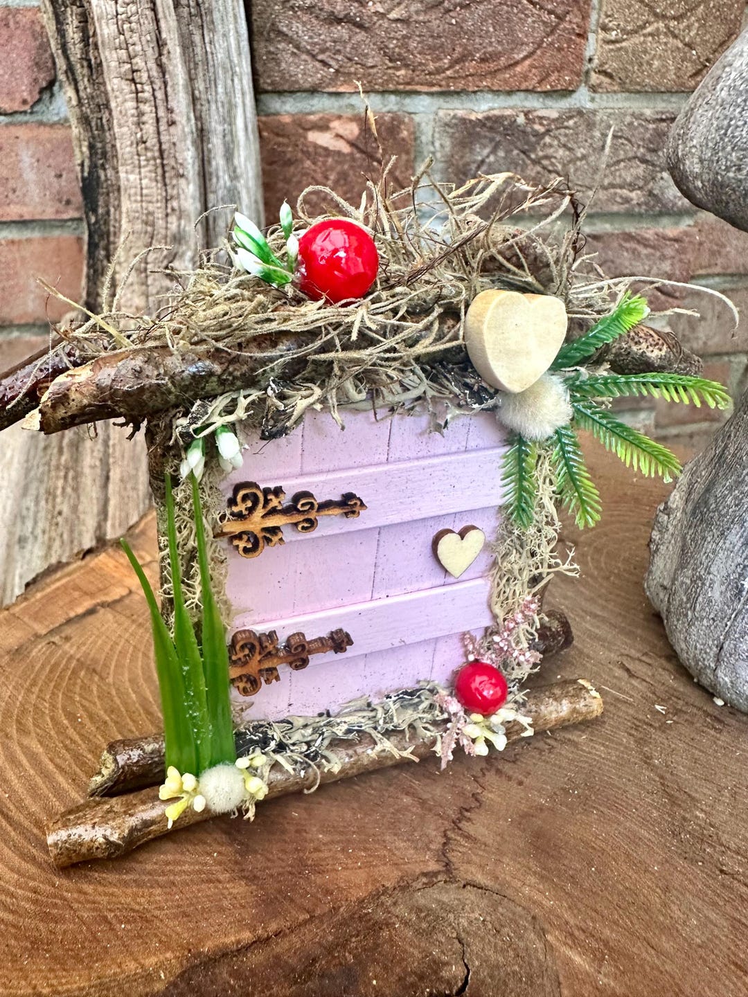 Fairy Door, Fairies, Fairy Garden Accessory, Elf Door, Handmade Fairy ...