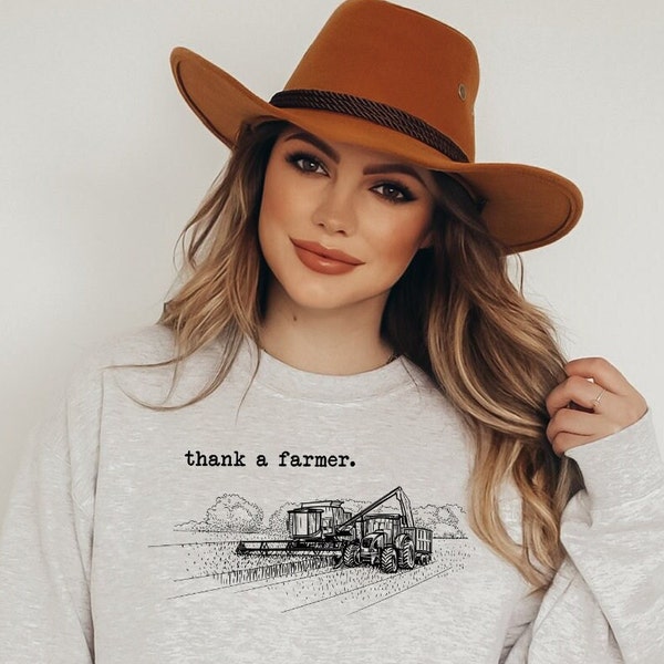 Thank a Farmer Hoodie - Etsy