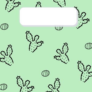 Editable Cactus Theme Binder Covers Divider Inserts Matching - Etsy