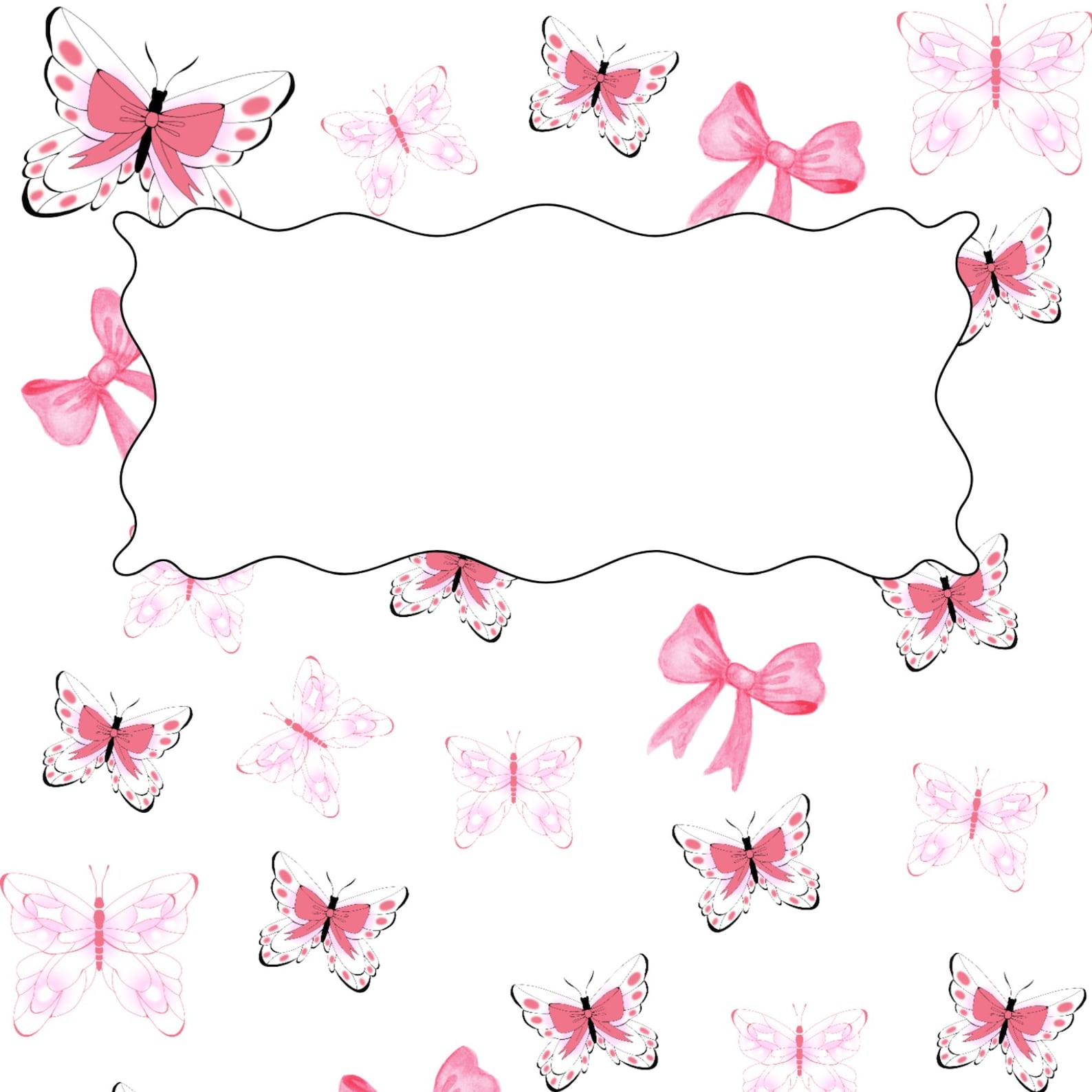 Budget Binder Cover Printable, Pink Floral Butterfly Binder Covers and ...