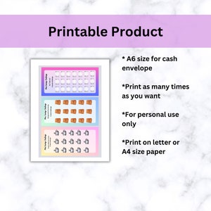 Low Income Savings Challenge Printable Bundle, Sinking Funds Tracker ...