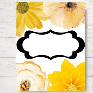 6 Binder Cover Printable, Matching Binder Spines, Editable Canva ...