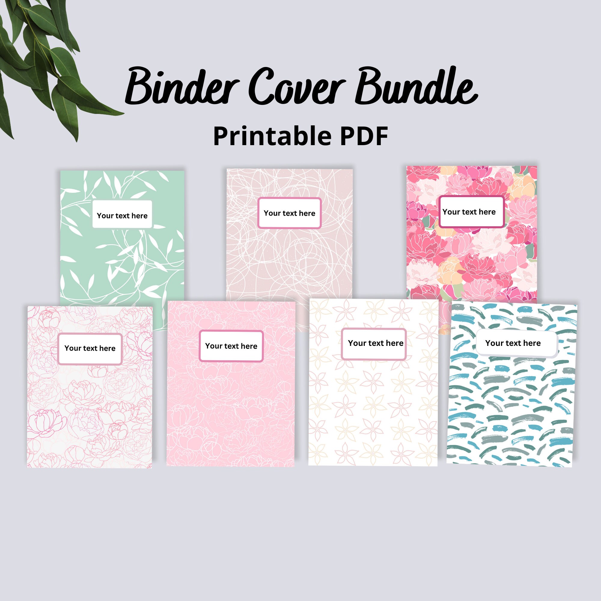 Binder Dividers Printable
