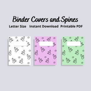 Editable Cactus Theme Binder Covers Divider Inserts Matching - Etsy
