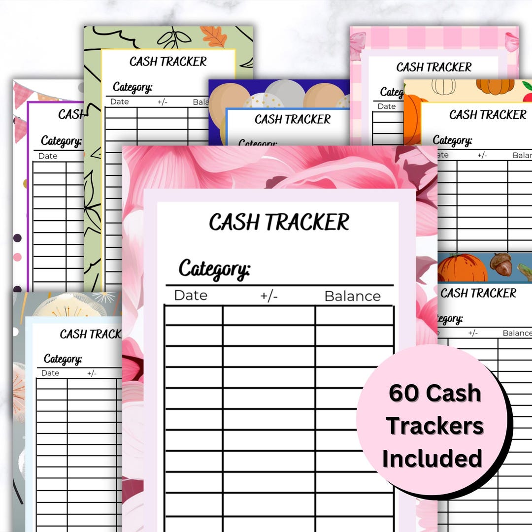 Mega Cash Tracker Bundle, A6 Expense Tracker PDF, Budget Binder Inserts ...