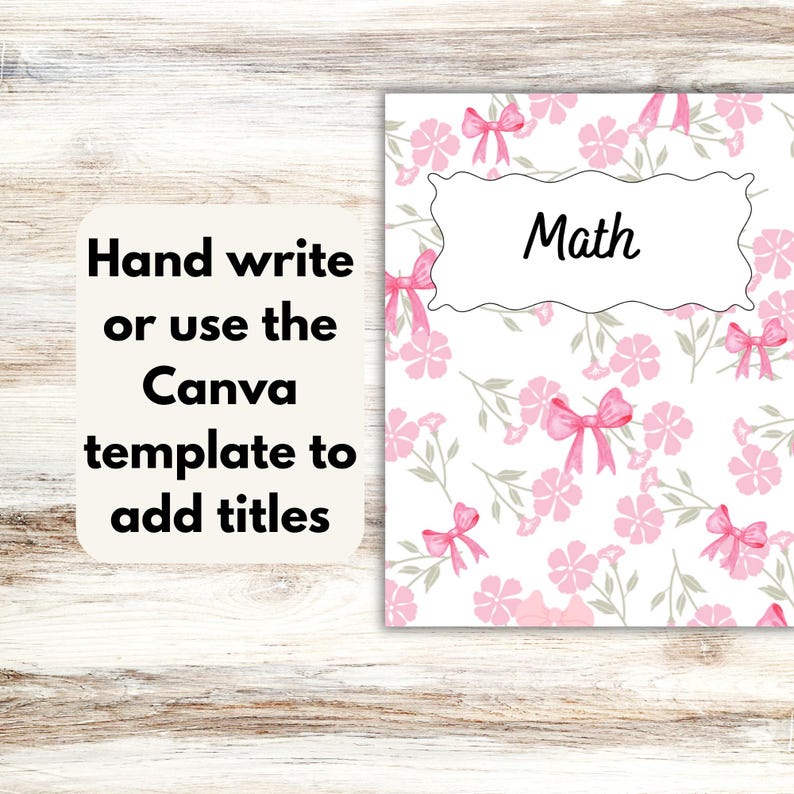 3 Binder Cover and Spines Printable, Editable Canva Template, DIY ...