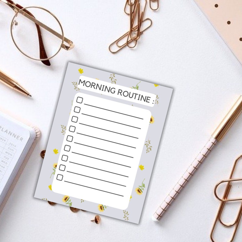 Morning Routine Checklist, Evening Routine Planner, Nighttime to Do ...