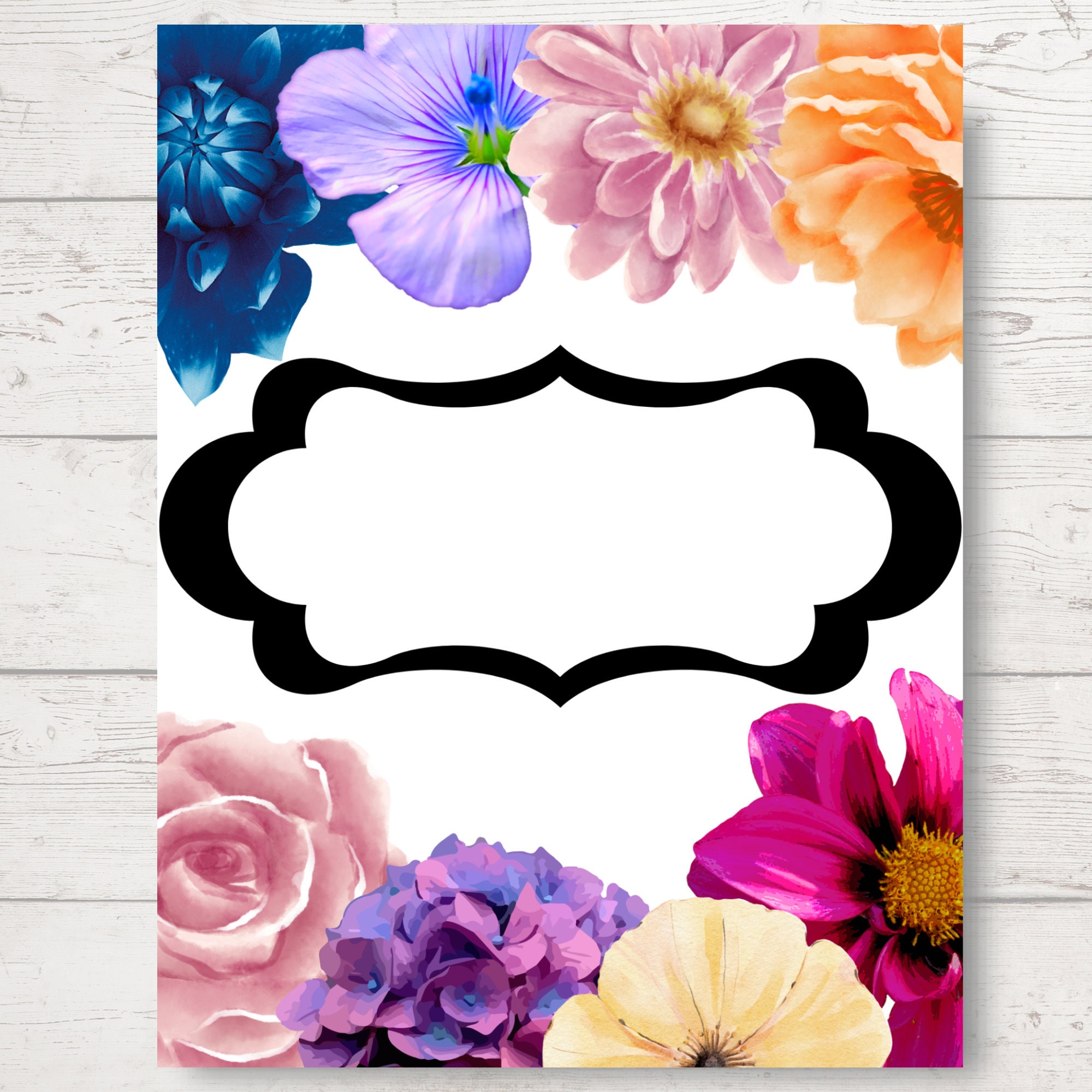 6 Binder Cover Printable, Matching Binder Spines, Editable Canva ...