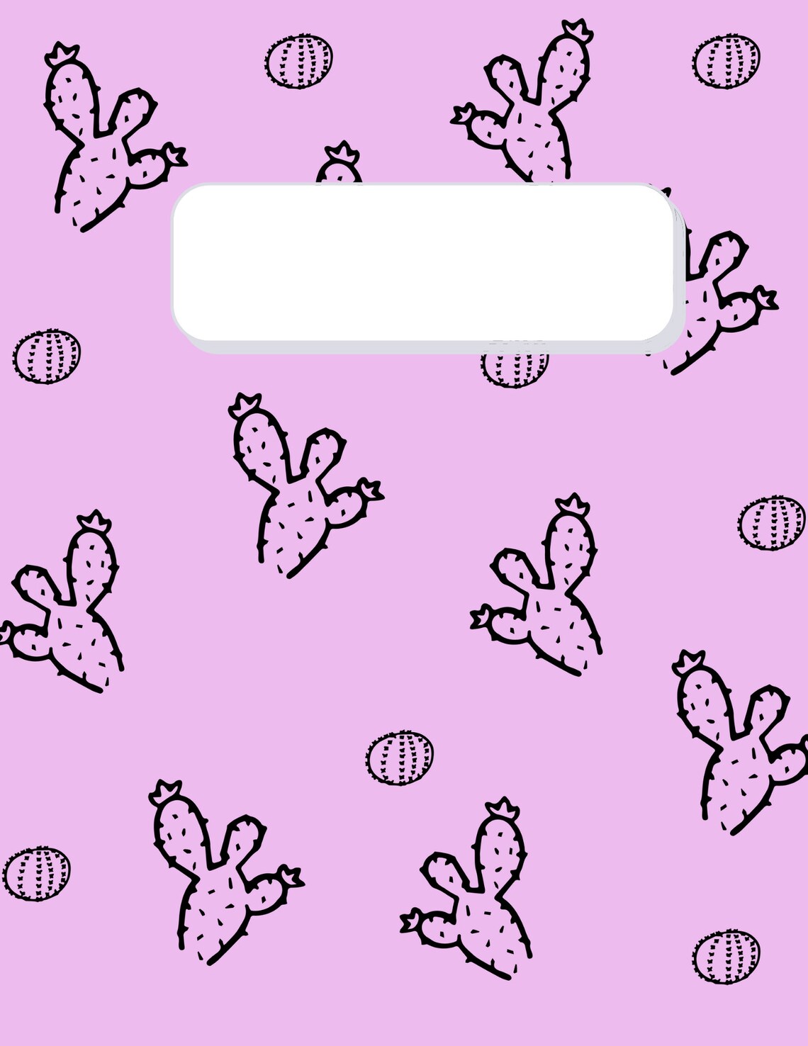 Editable Cactus Theme Binder Covers Divider Inserts Matching - Etsy