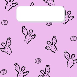 Editable Cactus Theme Binder Covers, Divider Inserts, Matching Spine ...