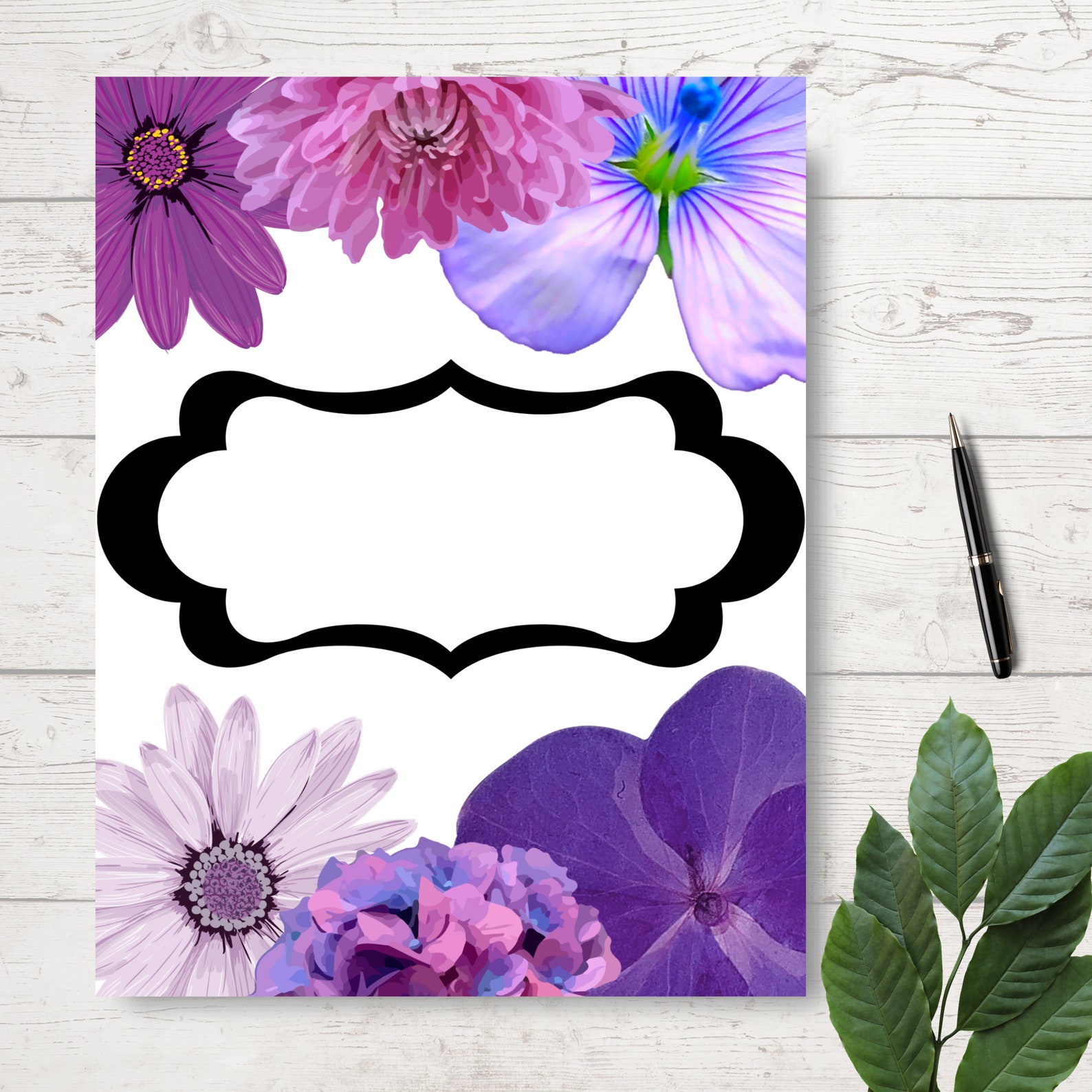 6 Editable Binder Covers and Matching Spines, Canva Template, DIY ...