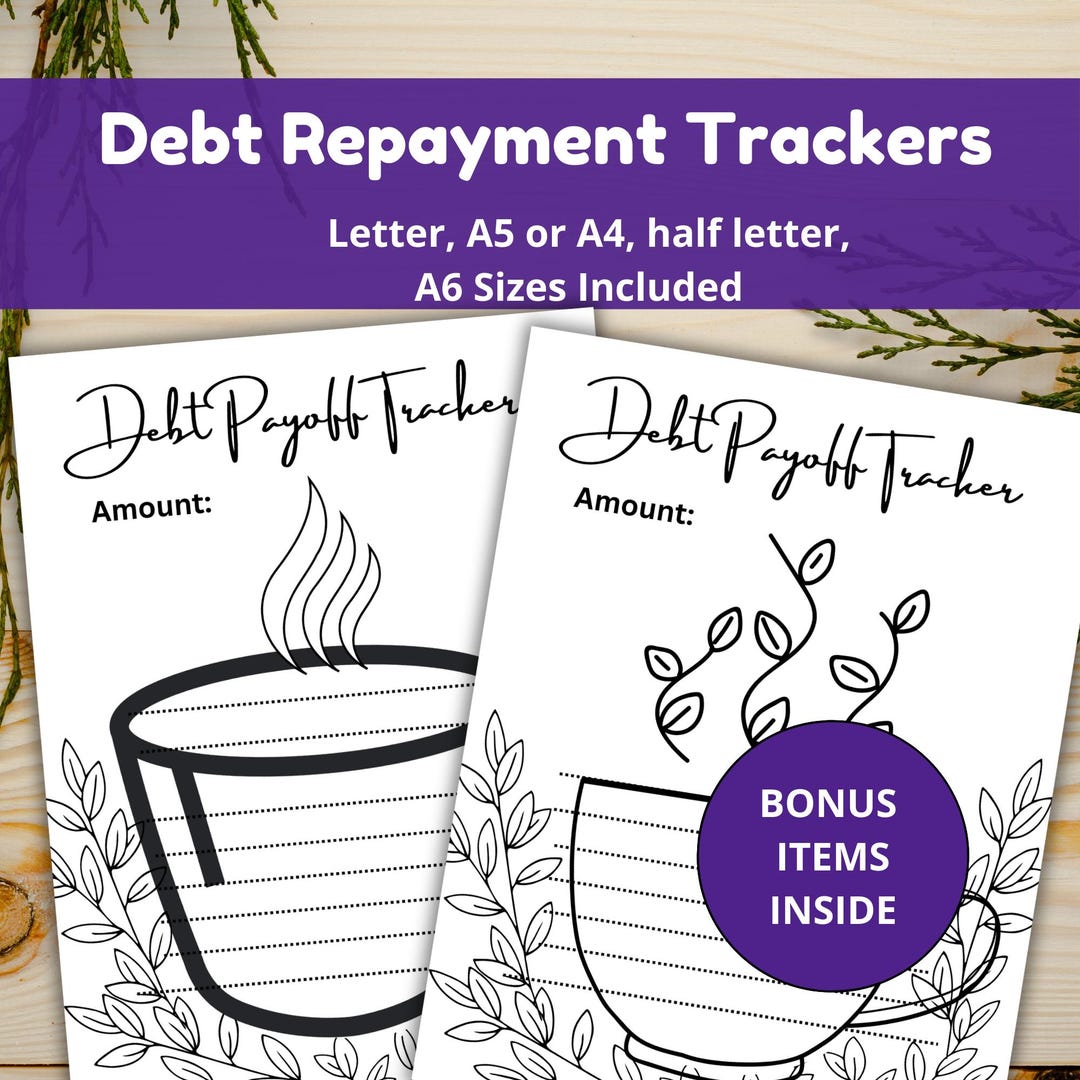 Buy Debt Payoff Tracker Printable, Credit Card Repayment, Debt Snowball ...