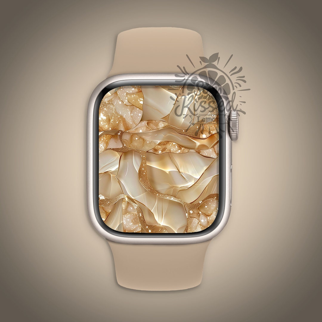 Gold Crystal Glitter Sparkle Apple Watch Face High Resolution, Fits ...