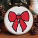 Christmas Bow Cross Stitch Pattern| PDF Patterns | Digital Files ...