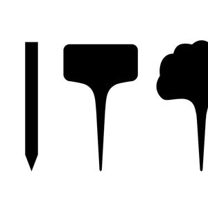 Garden Stake SVG, Garden Stake DXF, Garden Markers, Garden Pick, Laser ...