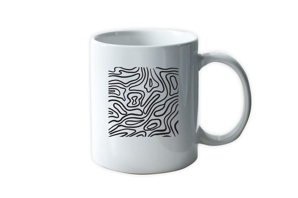 Topographic Pattern SVG, Map Pattern SVG, Topo Pattern, Contour Plan ...