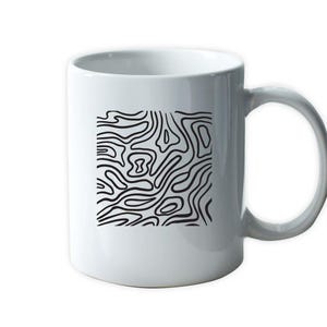 Topographic Map Pattern SVG, Contour Landscape, Cut Files for Cricut ...