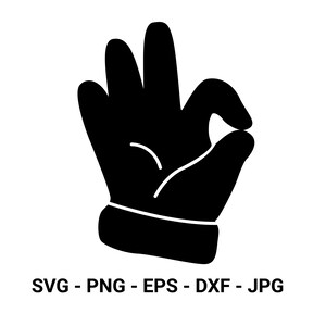 Hand Hand Sign Ok SVG Eps Dxf PNG JPG Clipart Clip Art Digital Download ...