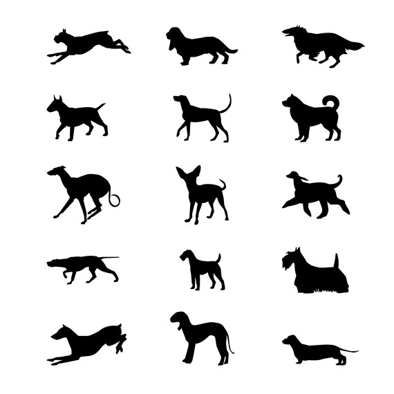 Dogs SVG Clipart Bundle Pet Clipart Puppy Clipart Animal - Etsy