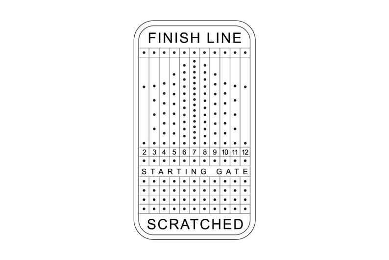 Horse Race Board Game SVG DXF: Cut Files (digital Download) - Etsy
