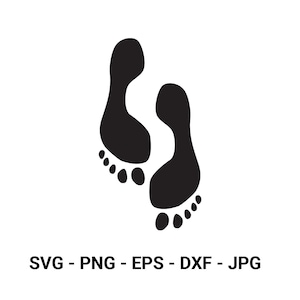 Footprint, Feet Svg, Instant Download, Svg Files for Cricut, SVG, PNG ...