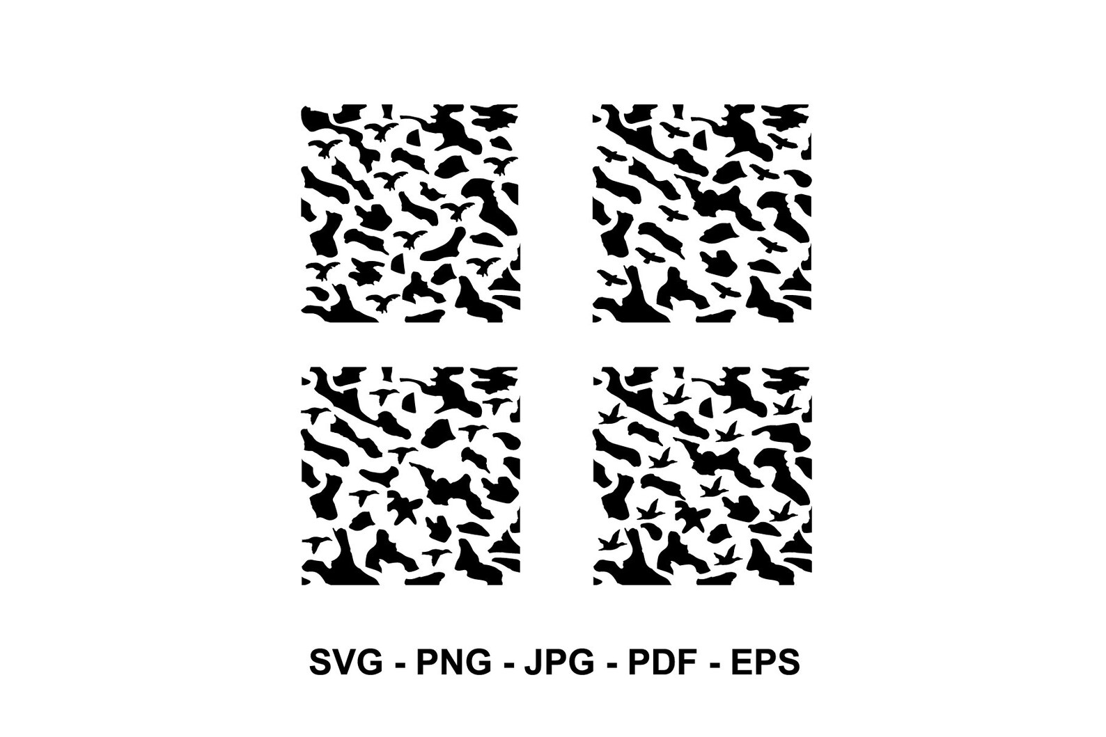 Camouflage Svg, Bird Camo, Eagle Camo, Duck Svg, Military Pattern Svg ...