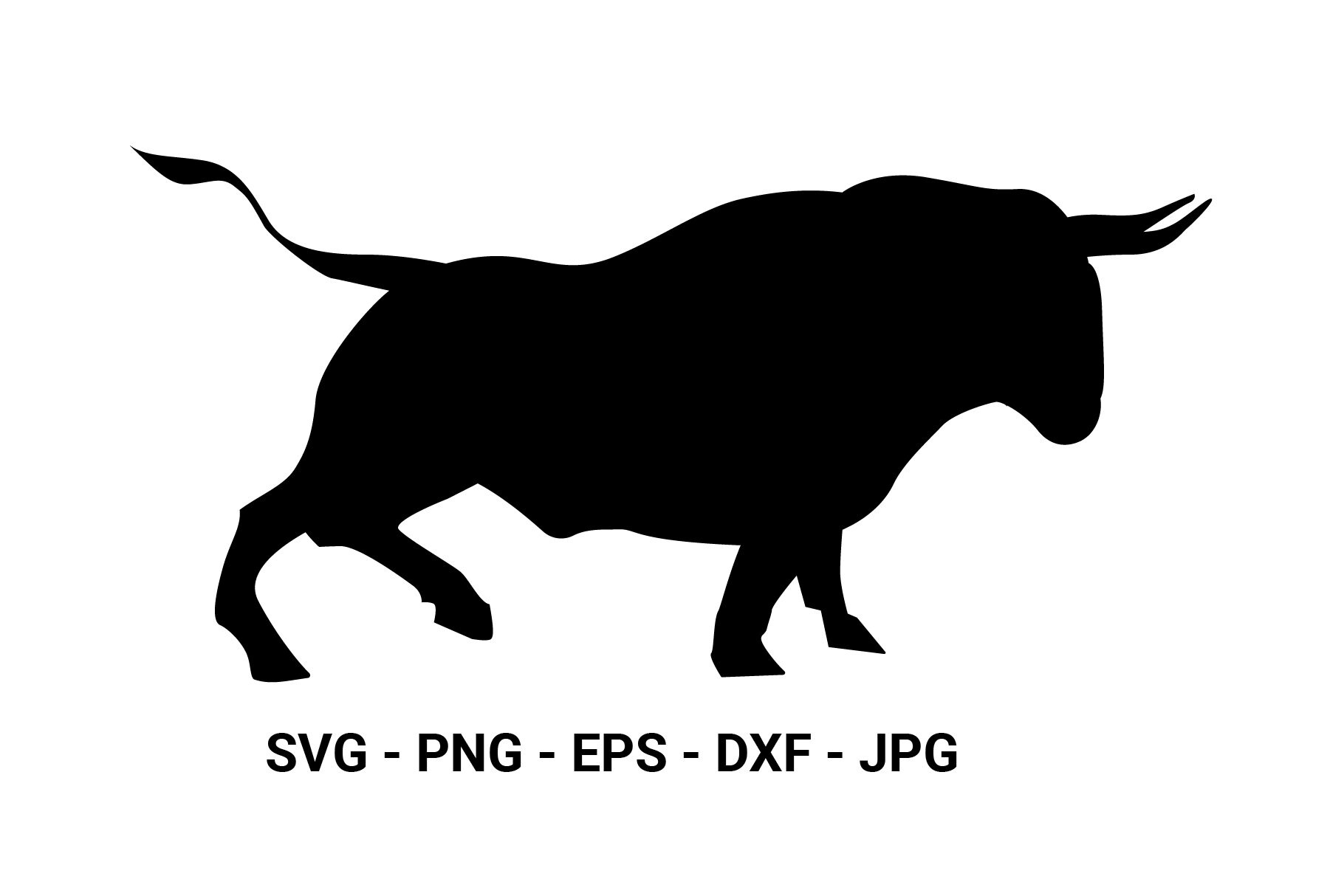 Bull SVG: Vector Clipart for Cricut (digital Download) - Etsy Canada