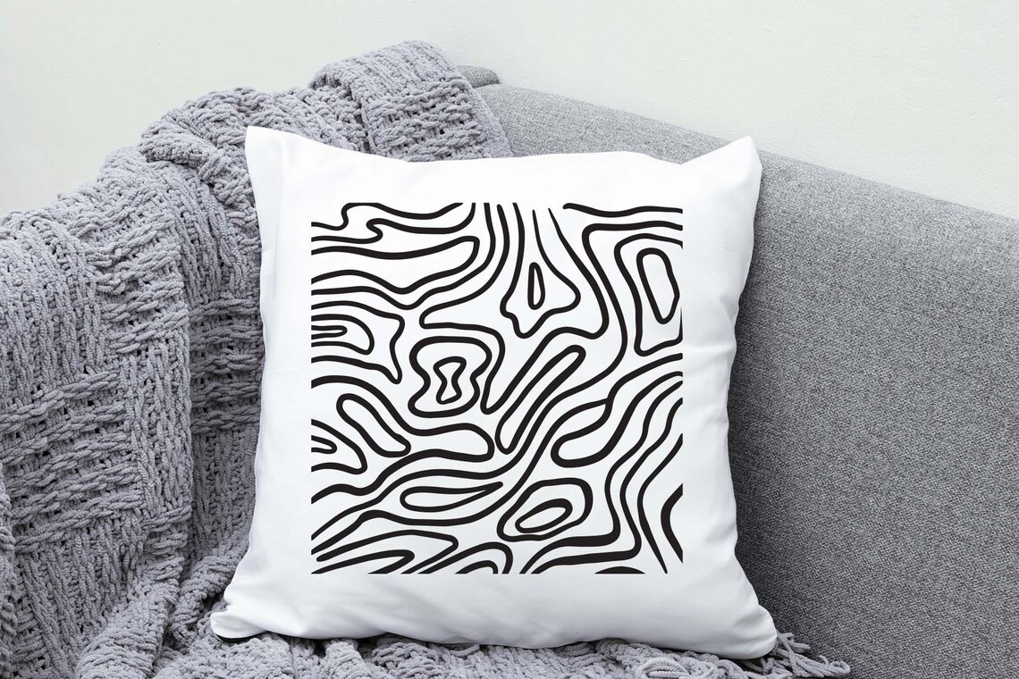 Topographic Pattern SVG, Map Pattern SVG, Topo Pattern, Contour Plan ...