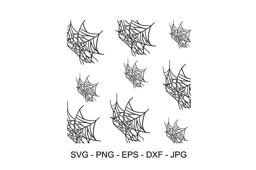 Spider Web Print Pattern, Abstract Svg, Spider Svg, Background SVG, Cut ...