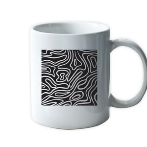 Topographic Map Pattern SVG, Contour Landscape, Cut Files for Cricut ...