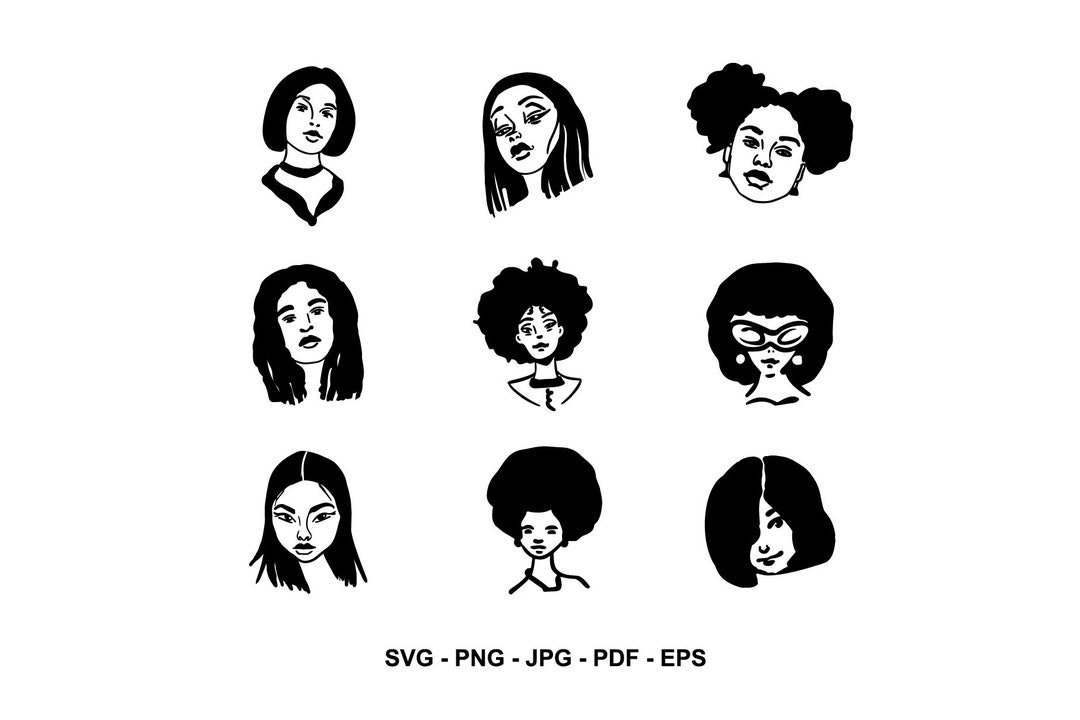 People Avatar Svg, Custom Portrait Svg, Social Media Avatar, Profile ...