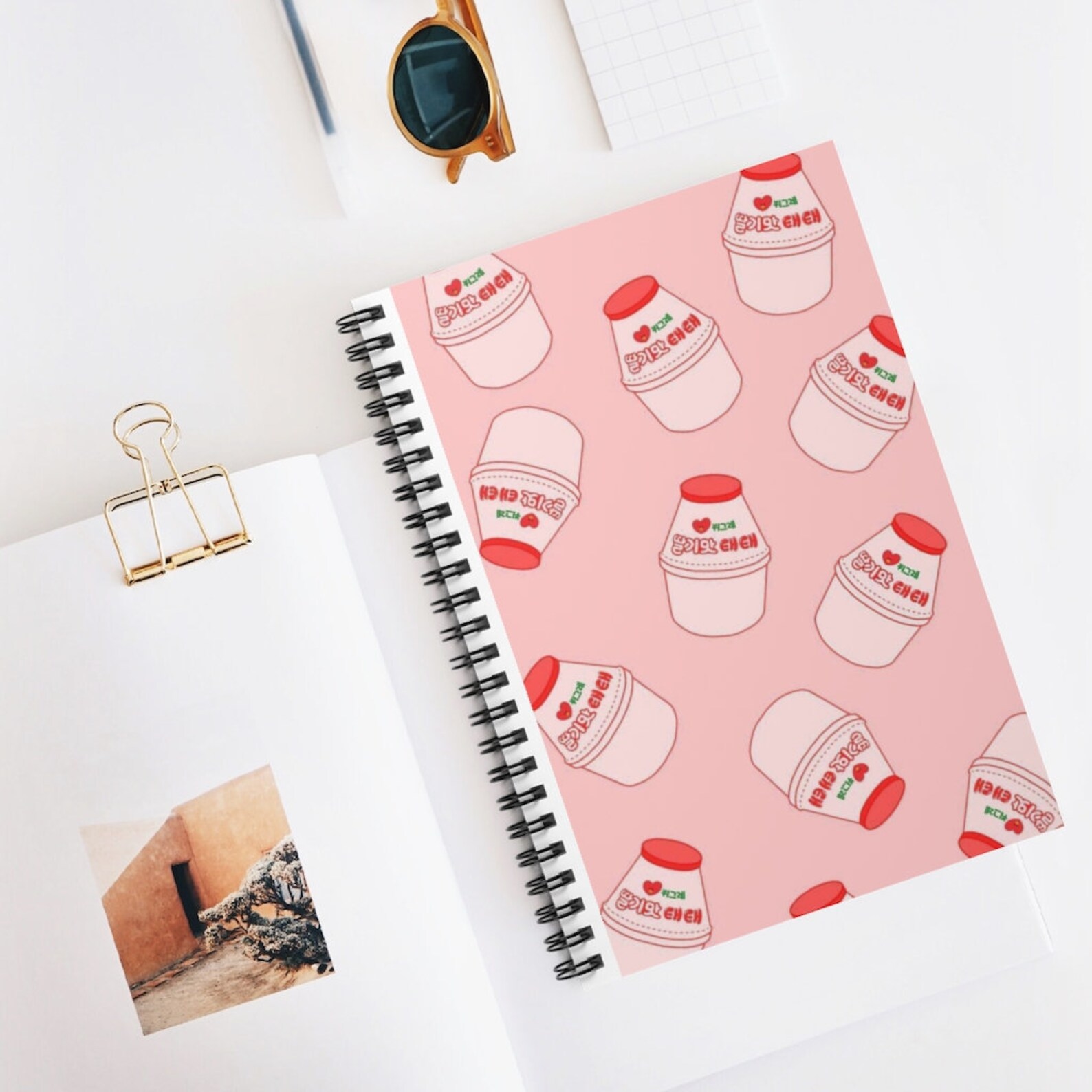 Strawberry Milk Notebook - Etsy