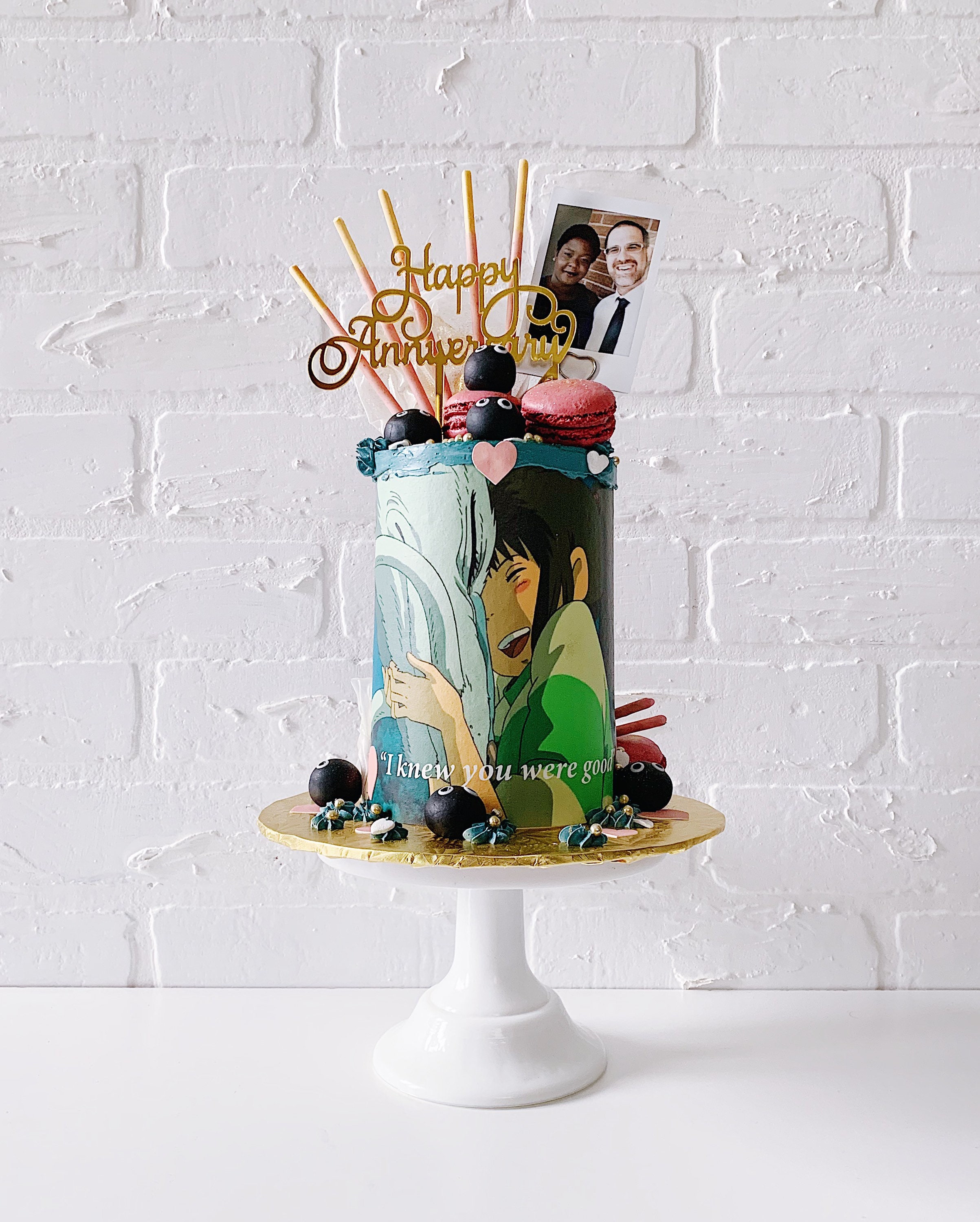 Wired Metal Custom Photo Cake Topper Heart Photo Topper | Etsy