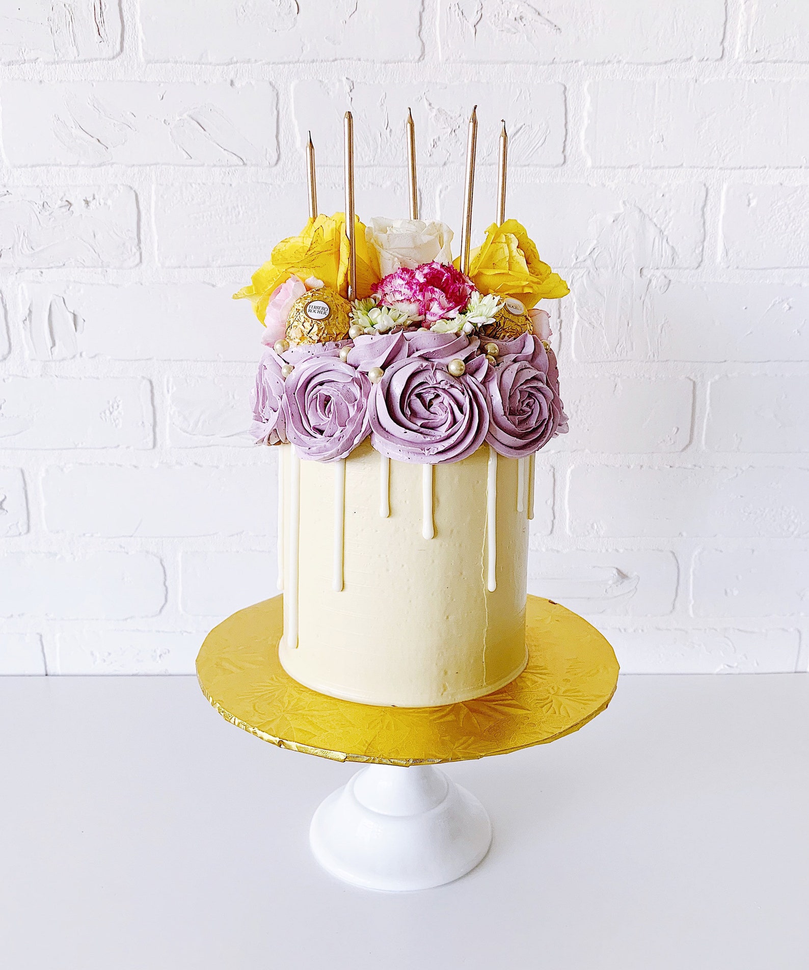 Slim Tall Champagne Birthday Candles | Long Birthday Candles | Long ...