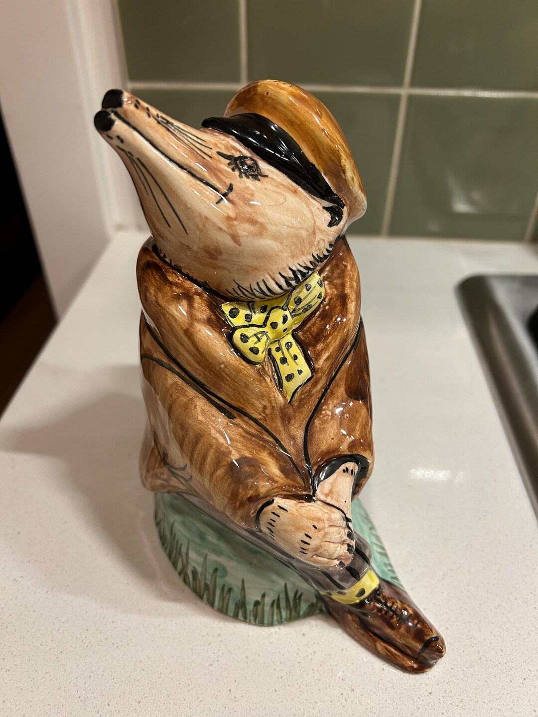 Wind in the Willows Mole Figure by David Sharp, Rye Pottery - Etsy UK