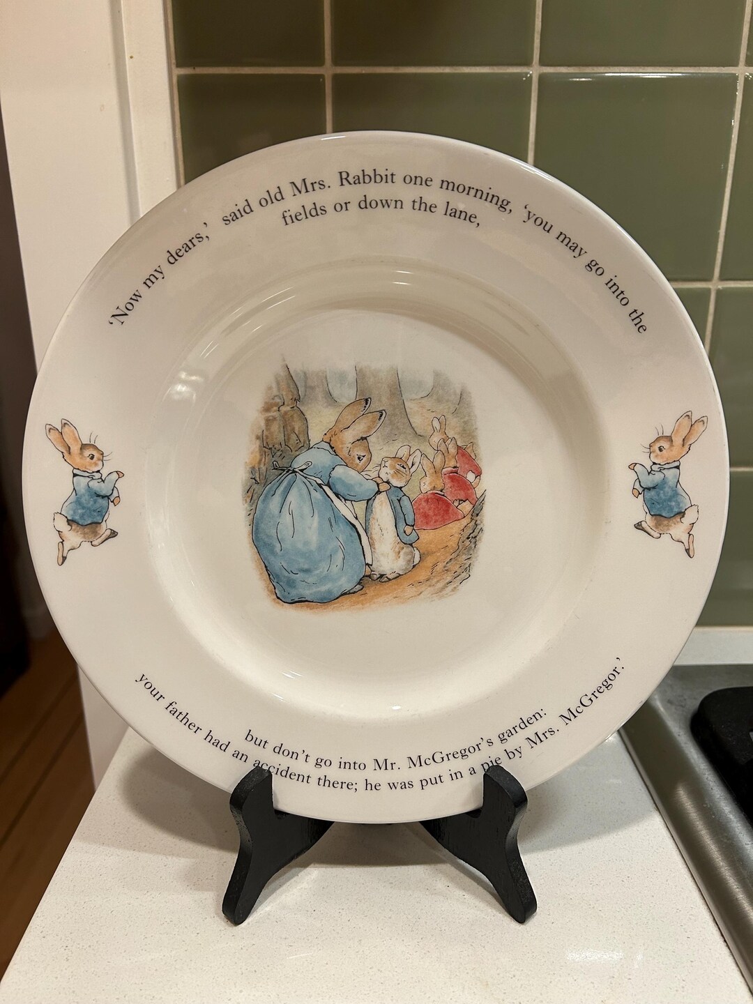 Wedgwood “peter Rabbit” Dinner Plates, Set of 5 - Etsy