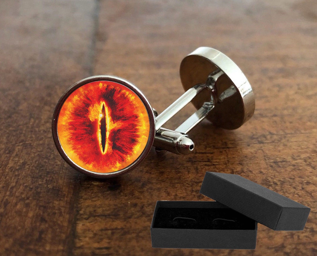 Evil Eye Cufflinks Free Presentation Box Fathers Day Birthday Mens Gift ...