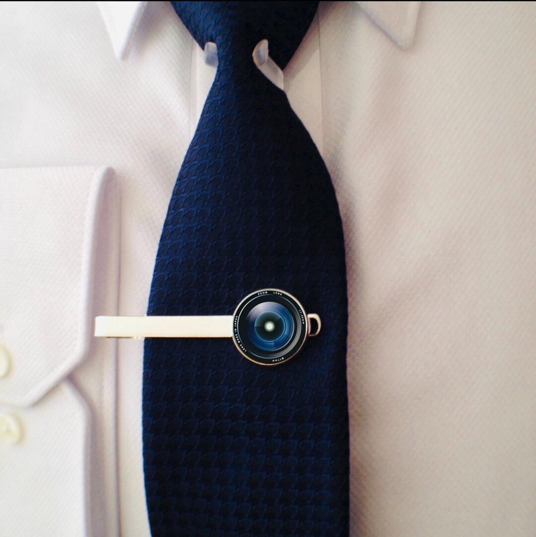Camera Lens Tie Clip: 3D Glass Photographer Gift - Etsy