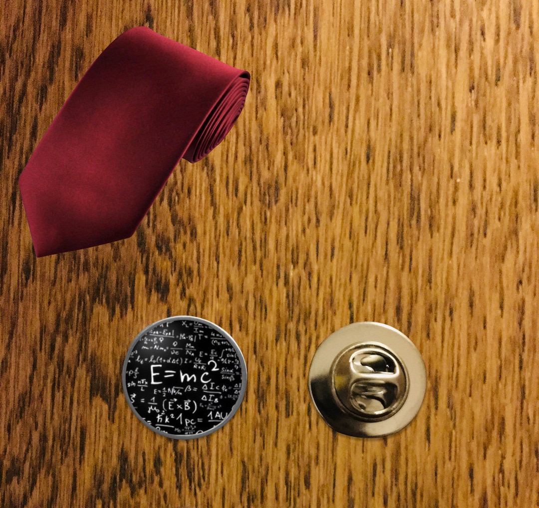 Physics Equation Tie Tack: 3D Glass Lapel Pin (16mm) - Etsy