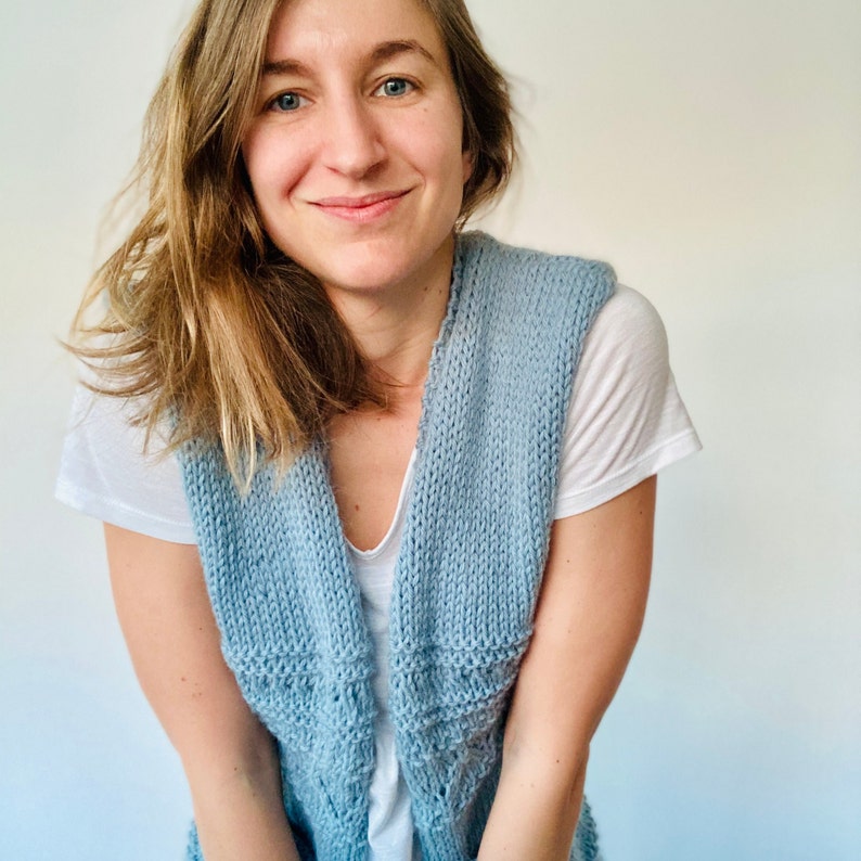 KNITTING PATTERN Azure Cardigan - Etsy