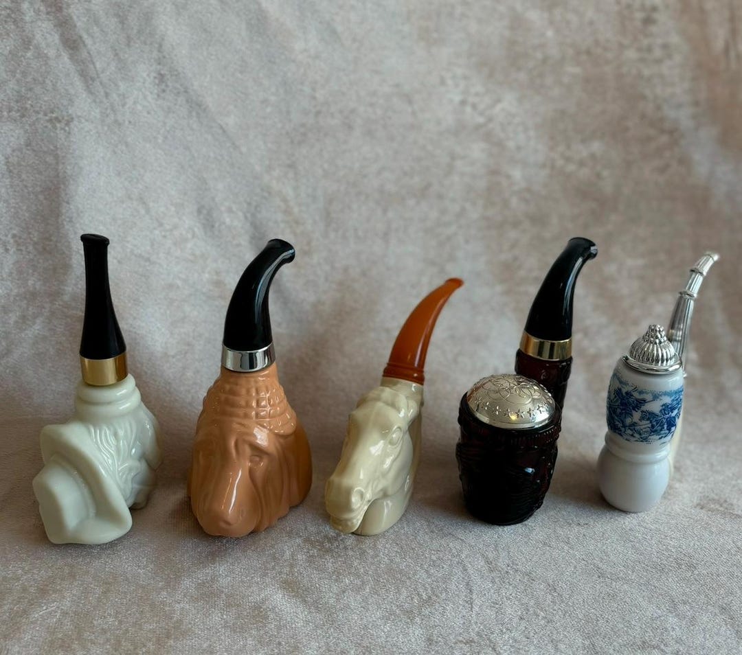 Set of 5 1970s Avon Cologne Pipes - Etsy