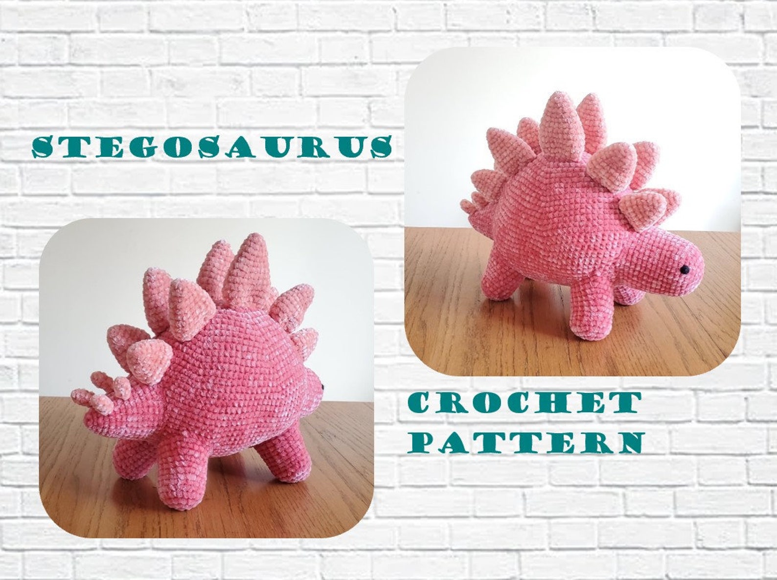 Stegosaurus Crochet Pattern PDF | Etsy