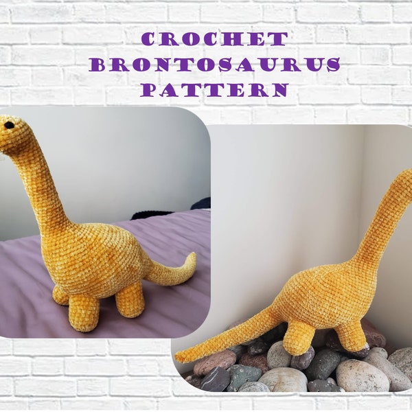Brontosaurus Pattern - Etsy