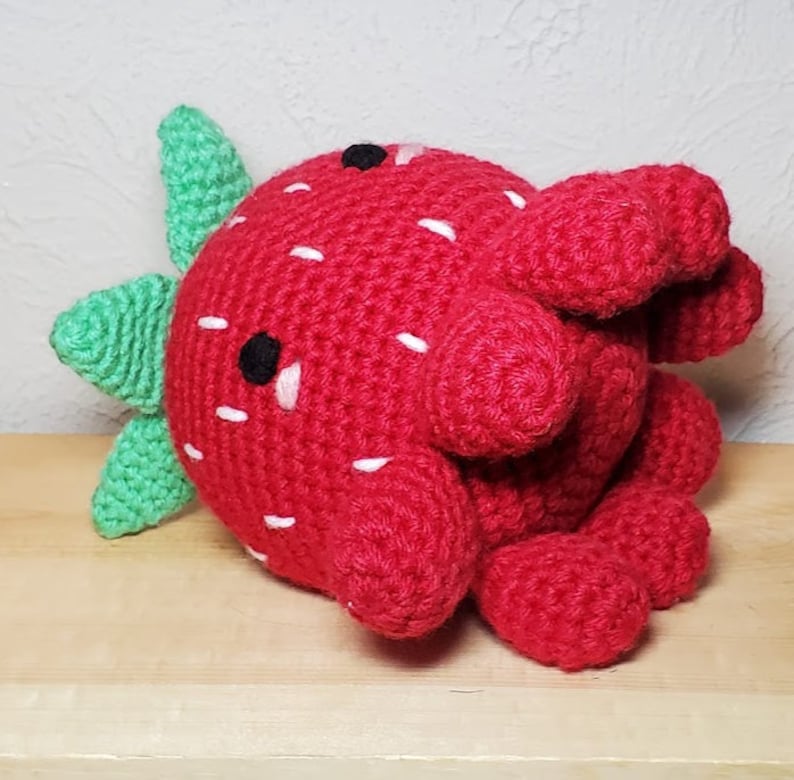Strawberry Octopus Crochet Pattern PDF - Etsy