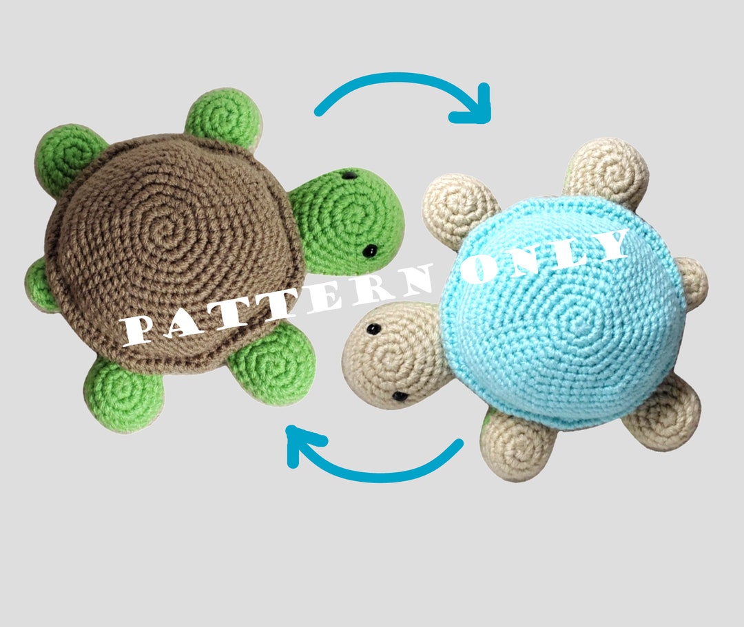 Reversible Turtle Crochet Pattern PDF - Etsy