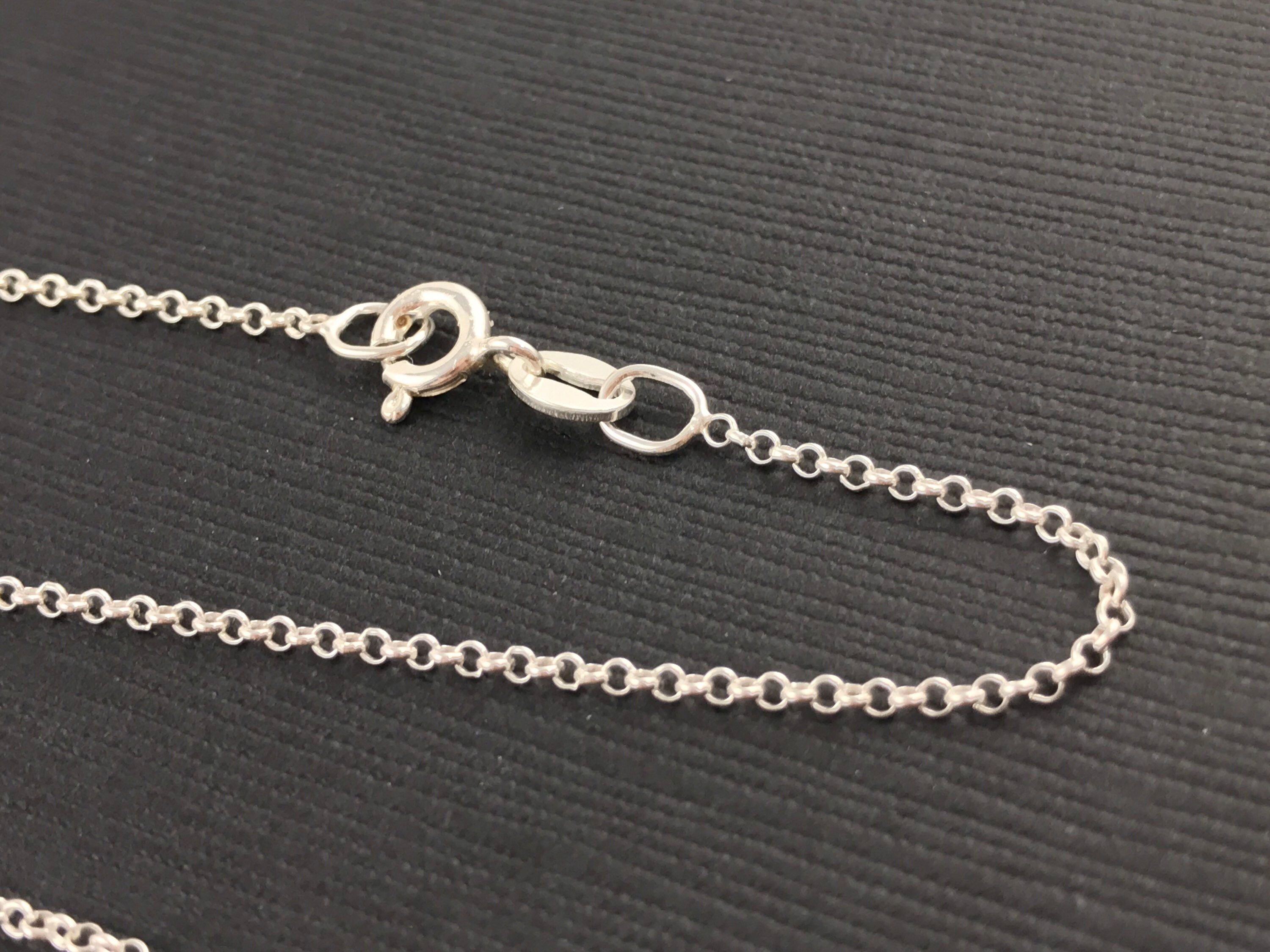 Sterling Silver Rolo Chain 925 Sterling Silver Dainty Chain - Etsy