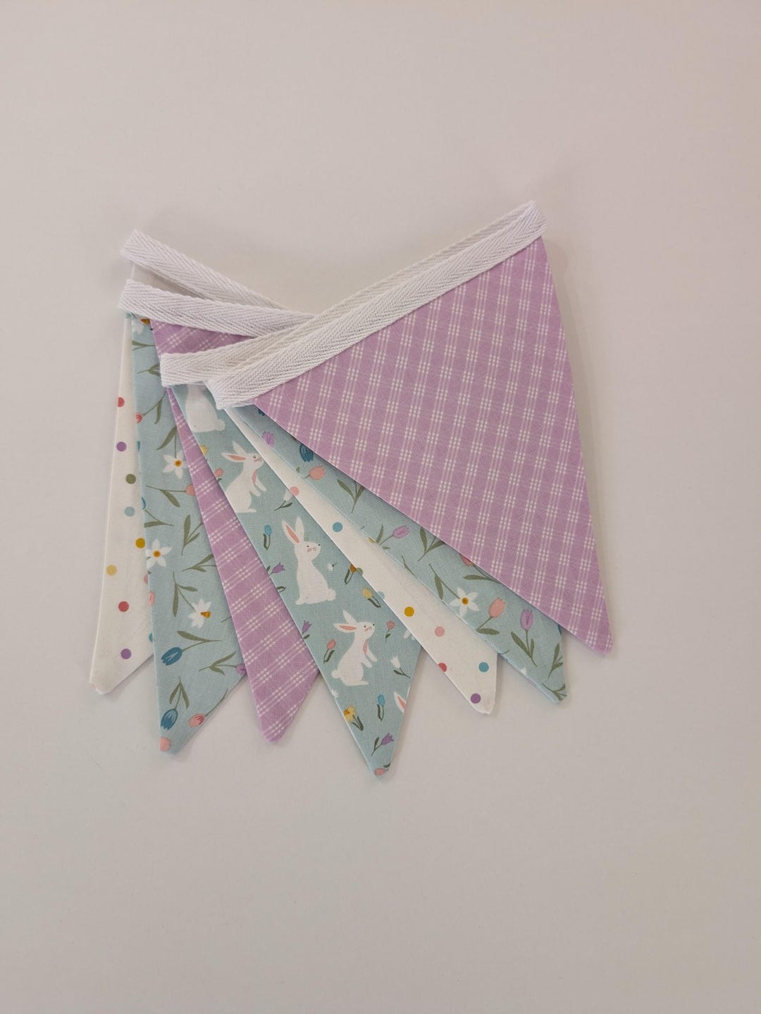 Easter Bunting Banner - Regular Sized Pennants (7 X 5 1/2) - Spring ...
