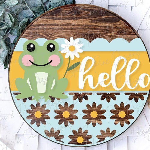 Dragonfly Door Hanger Svg Welcome Sign Svg Summer Welcome Etsy