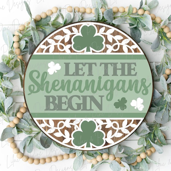 Let the Shenanigans Begin Sign - Etsy